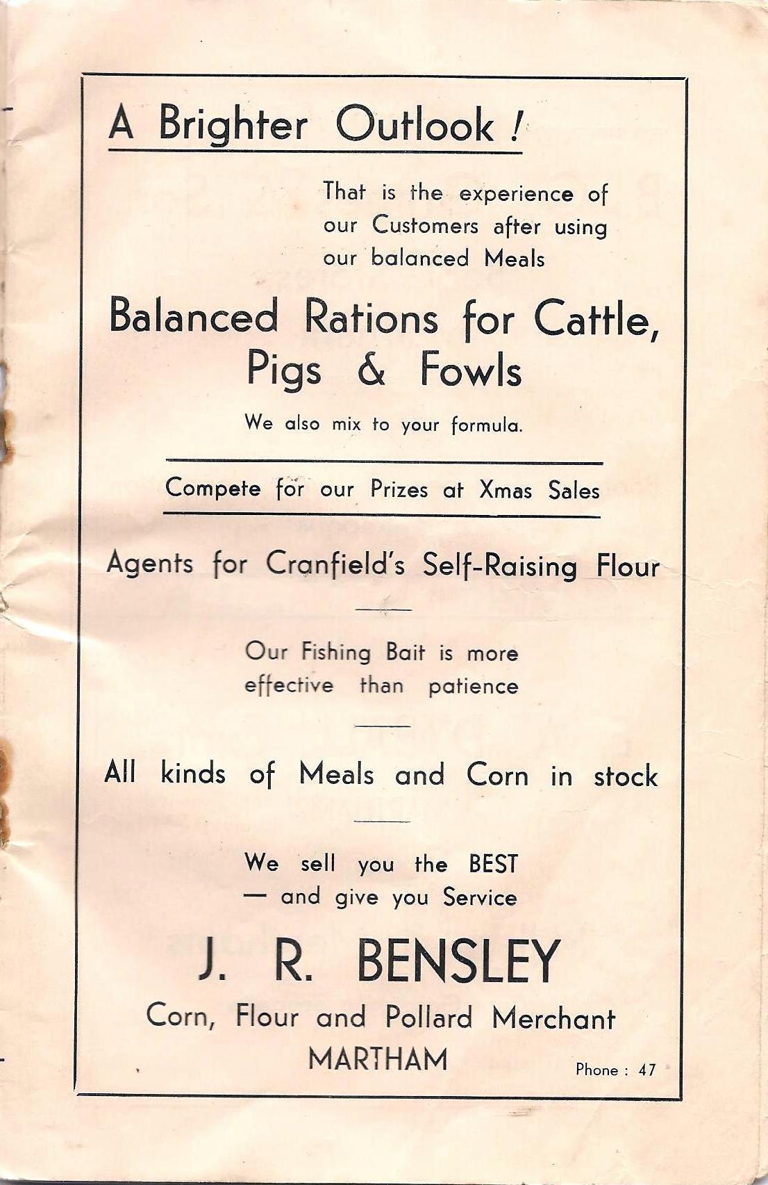 James Robert Bensley (1885-1972) of Martham – Home of the History of ...