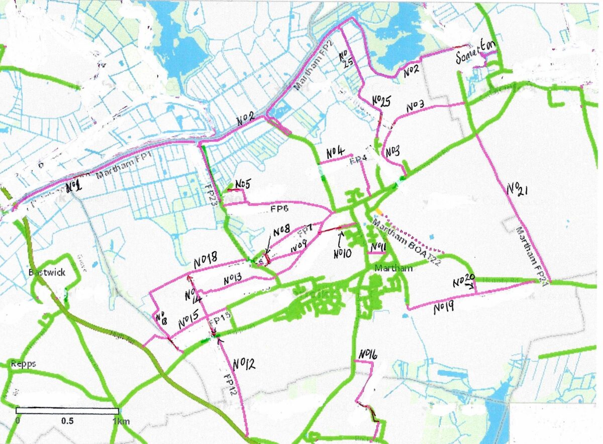 🥾Footpaths of Martham - Home of the History of Martham, Norfolk