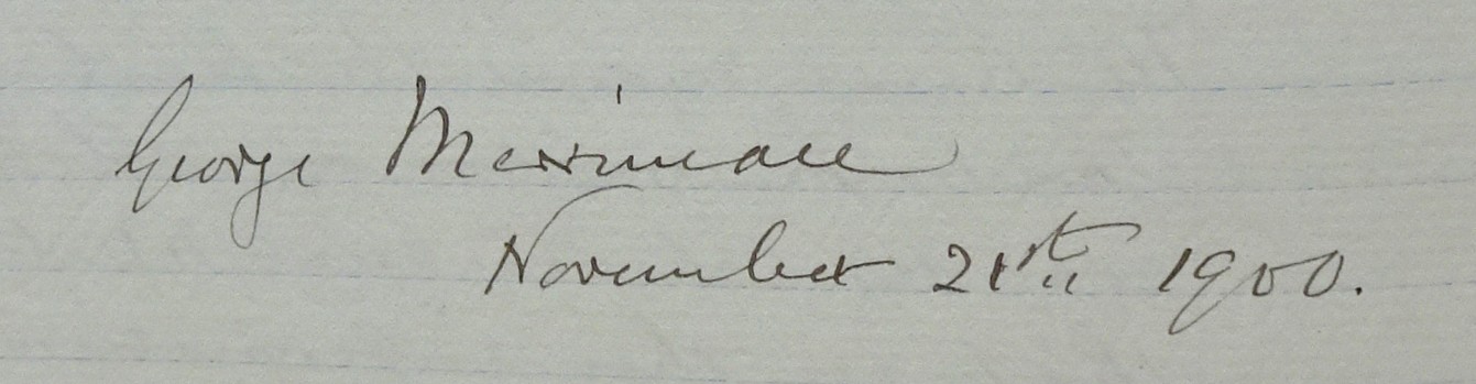 Rev. George Merriman (1837-1905) of Martham - Home of the History of ...