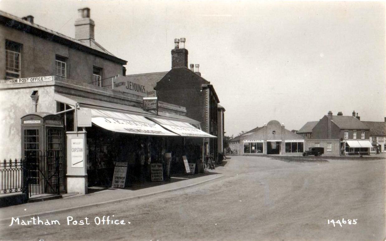 Post Offices & Postmasters of Martham - Home of the History of Martham ...